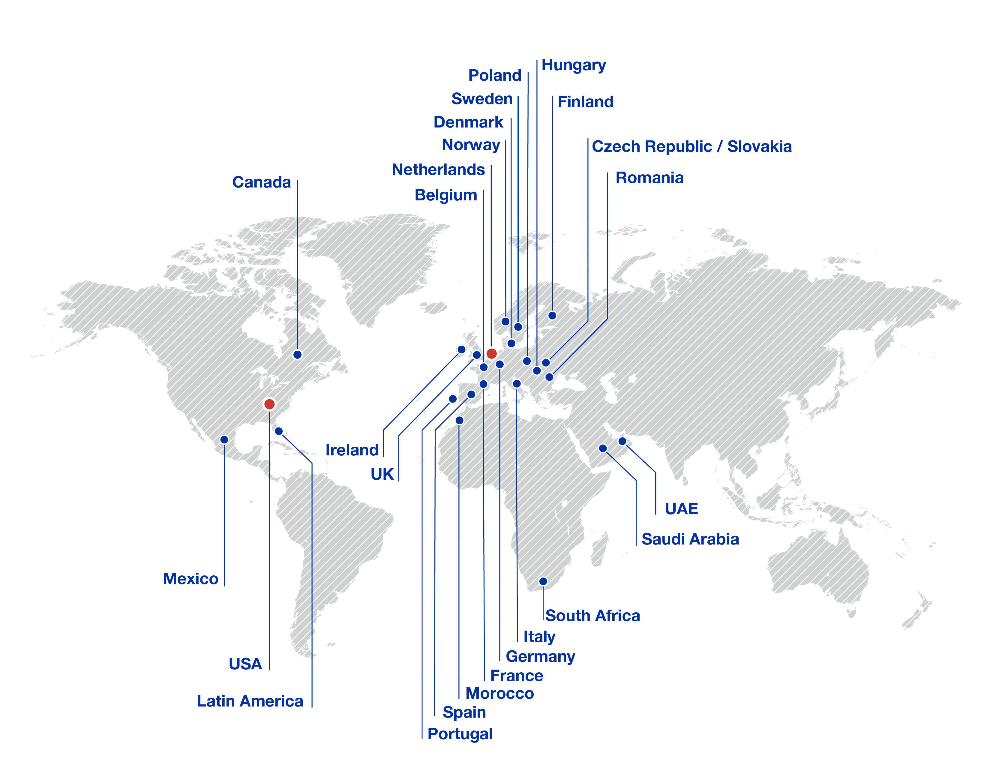 Global Locations | BlueStar